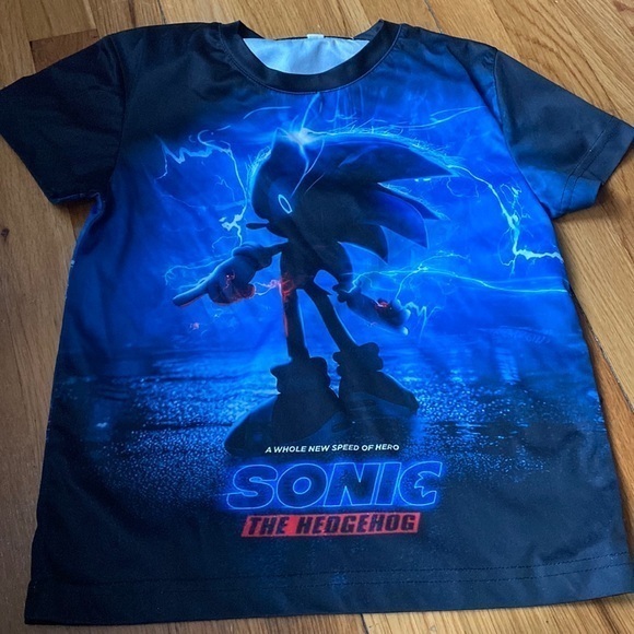 Sonic | Shirts & Tops | Graphic Nylon Dri Fit Material Sonic The ...